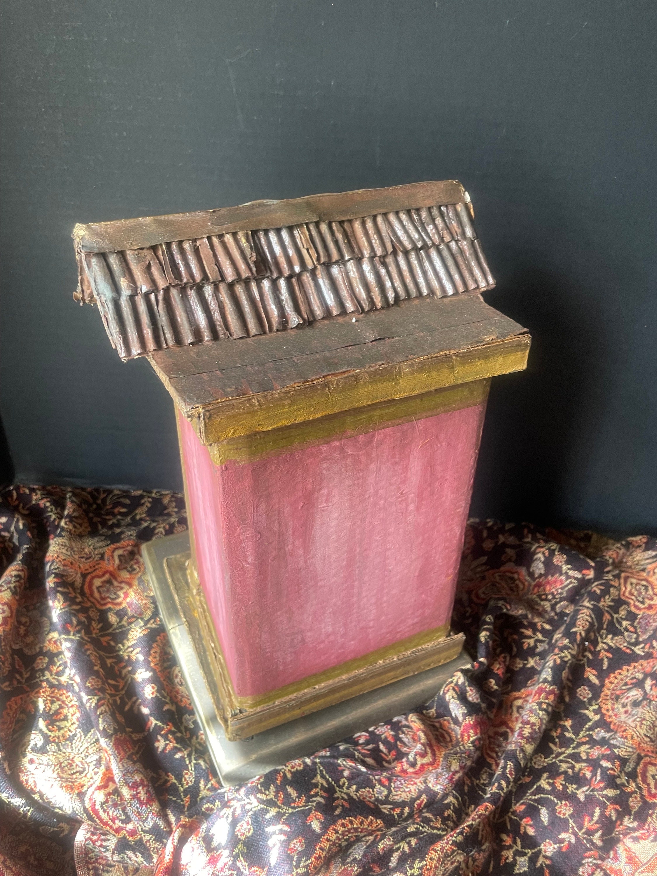 Personal Altar Box, Travel-inspired Shrine. Cardboard Construction ...