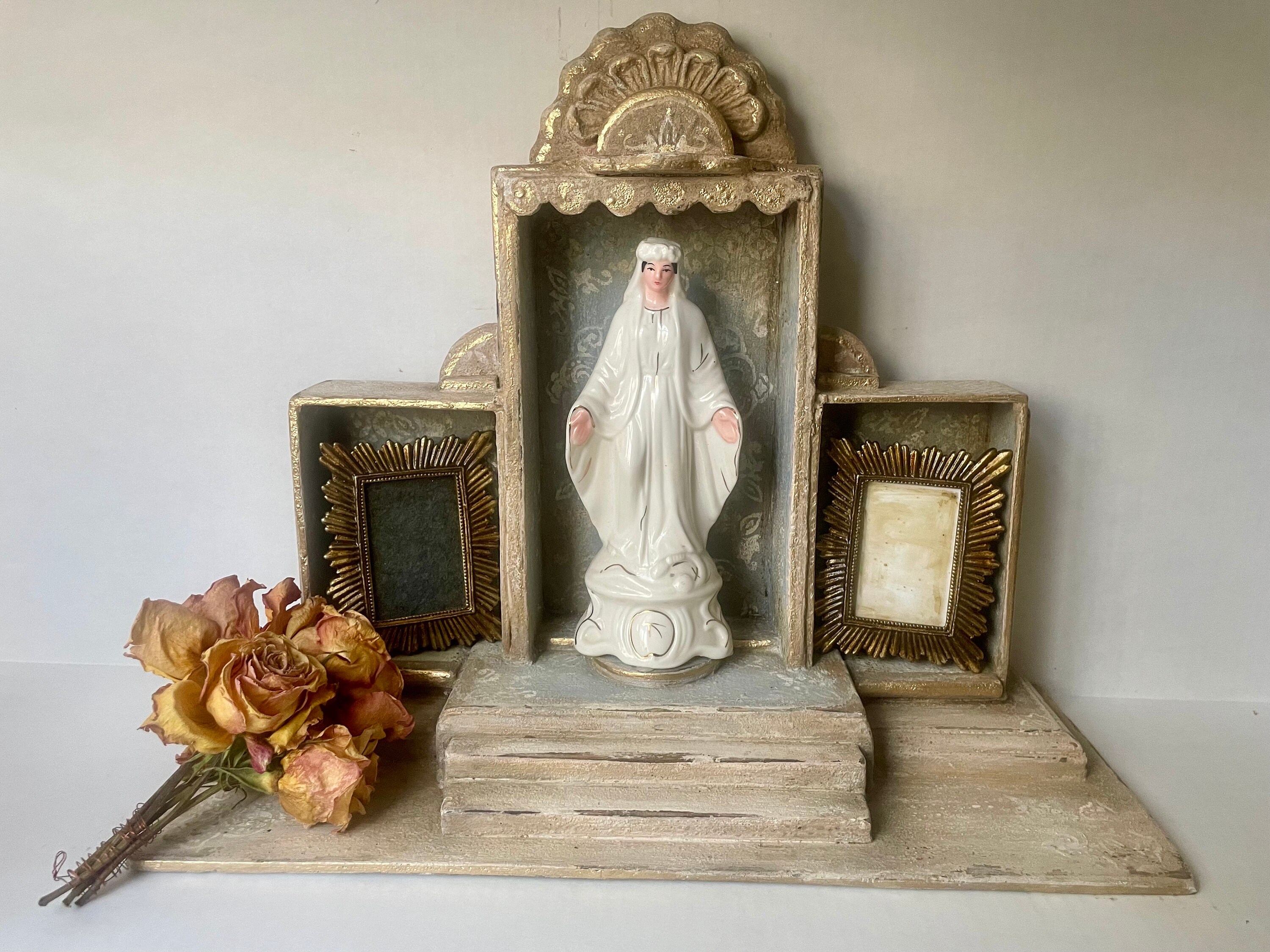 Triptic Altar, Ancestral Altar, Memorial Altar, Spiritual Shrine ...