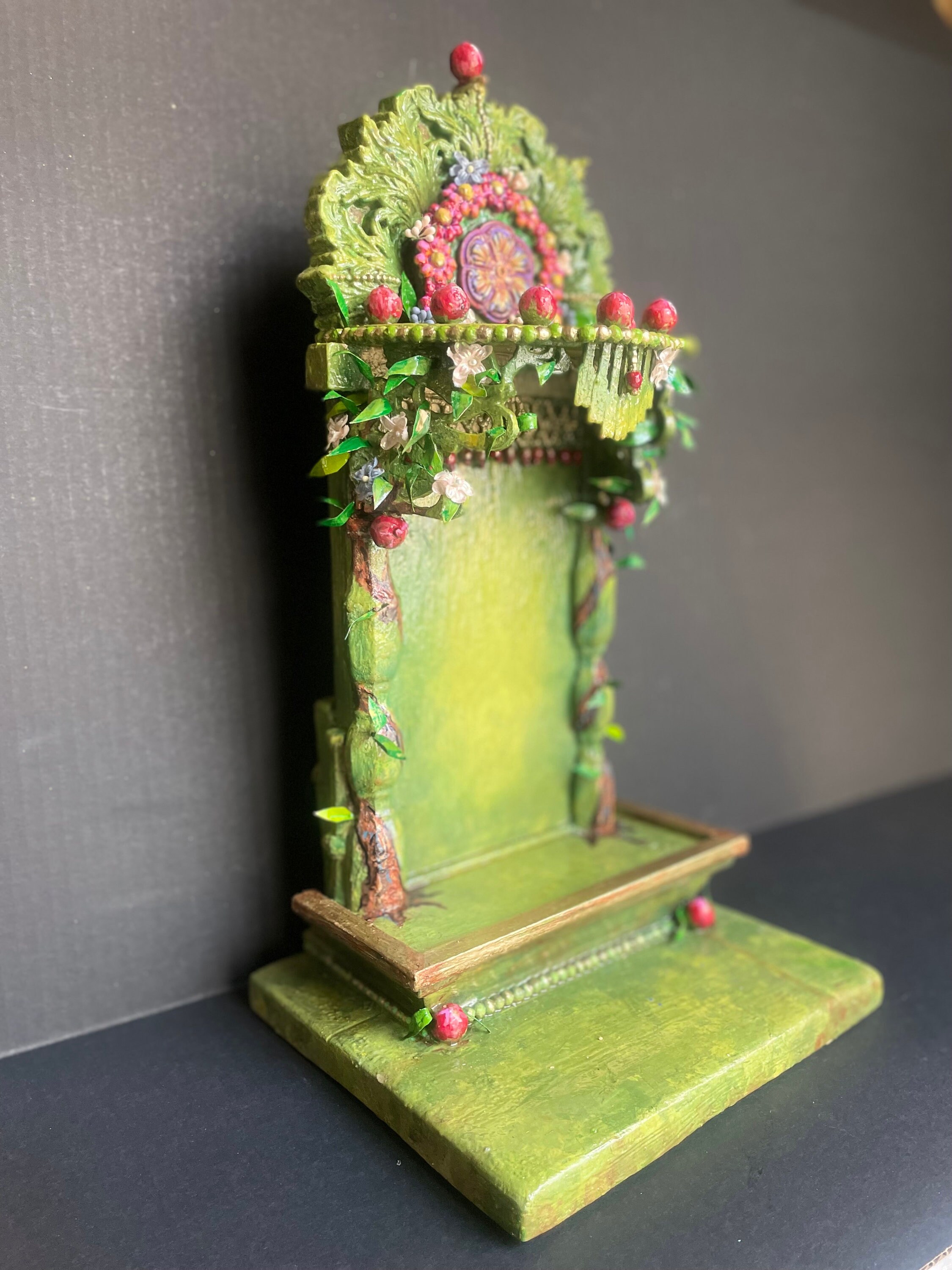 Woodland Shrine/altar. Featuring Mother Earth, Diving Goddess, All ...