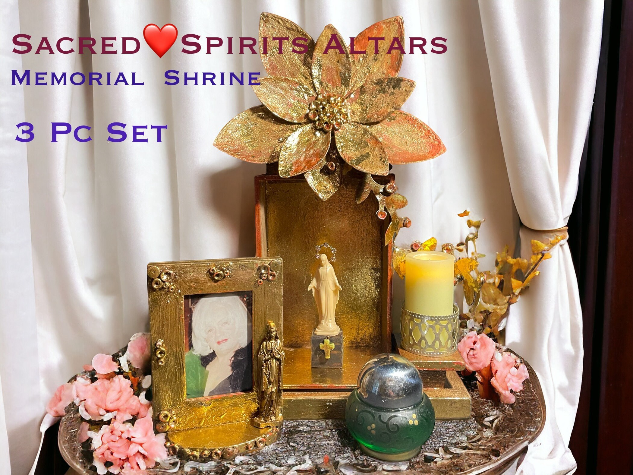 Memorial of Love, Altar of Remembrance , 3 Pc Set - Etsy