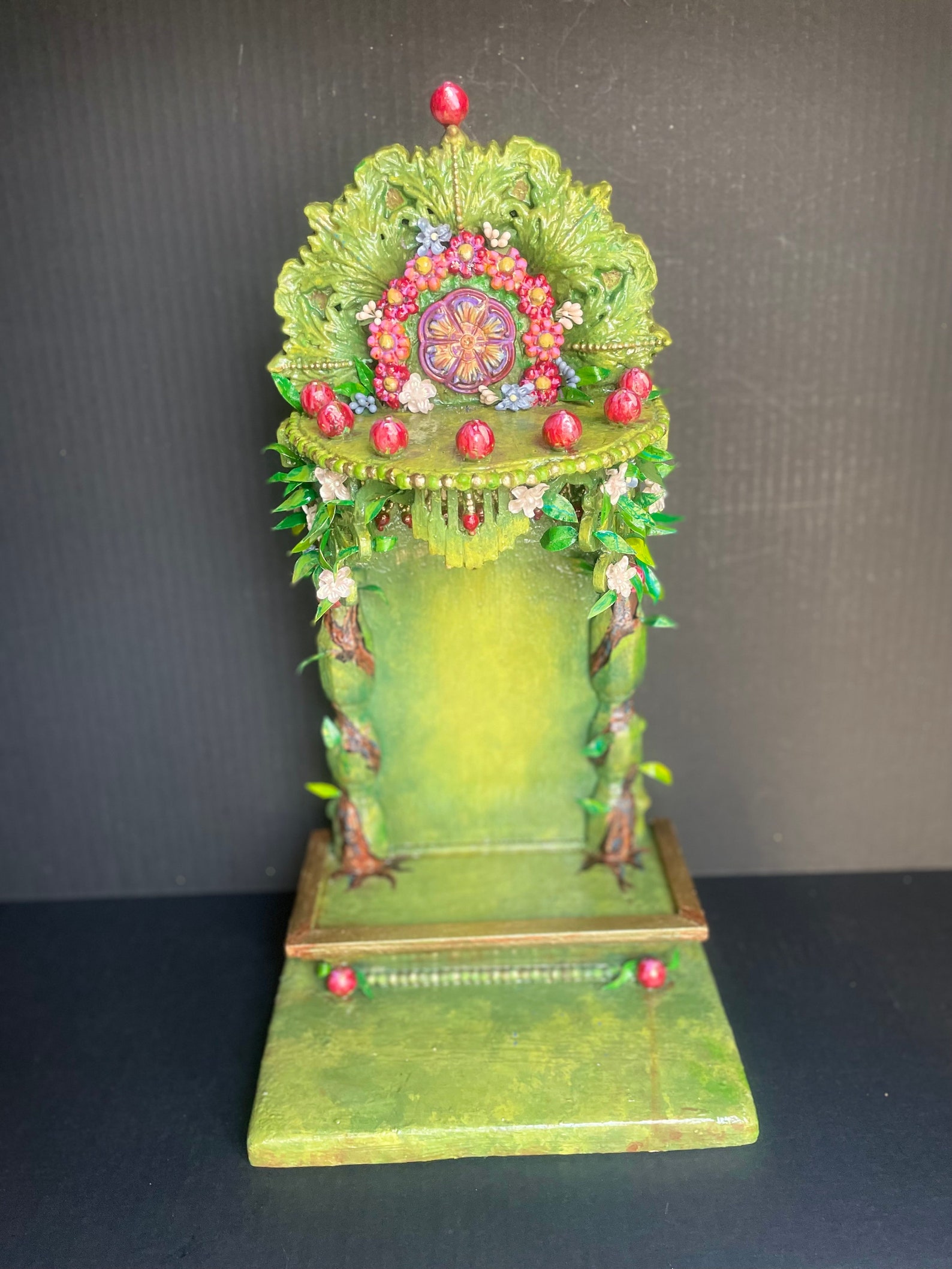 Woodland Shrine/altar. Featuring Mother Earth, Diving Goddess, All ...