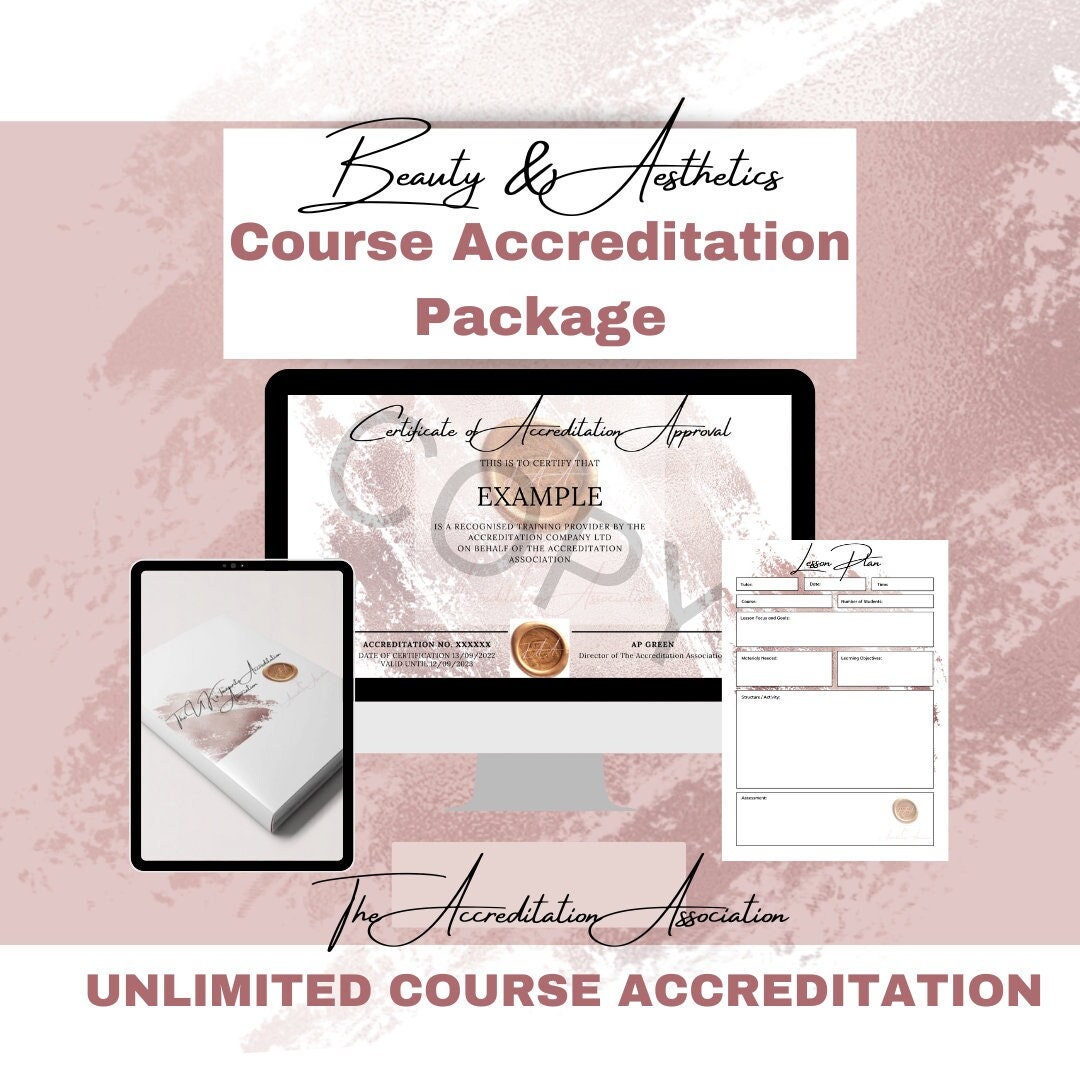 Training Academy Accreditation Package Course Accreditation - Etsy