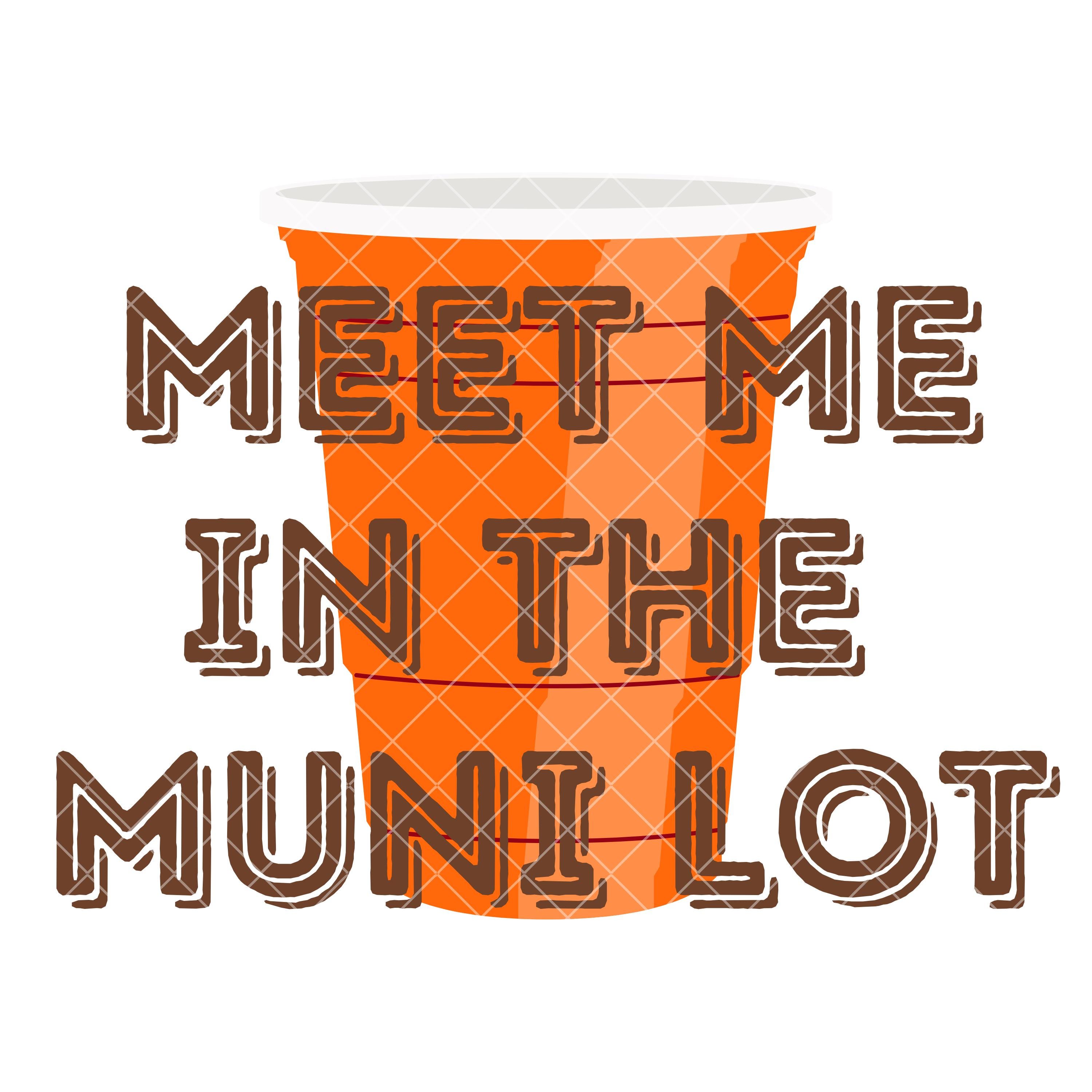 Meet Me in the Muni Lot PNG Instant Digital Download, Browns, Cleveland ...