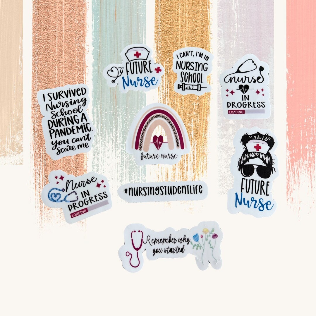 Nursing School Stickers - Etsy