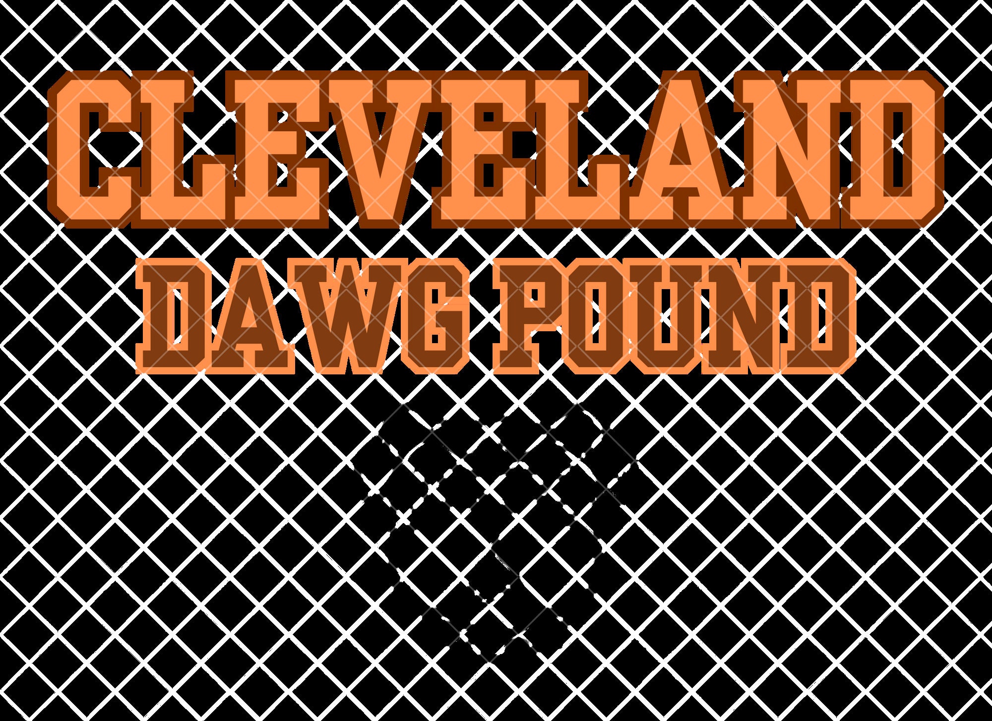 Cleveland Dawg Pound PNG Instant Digital Download, Trendy, Football ...