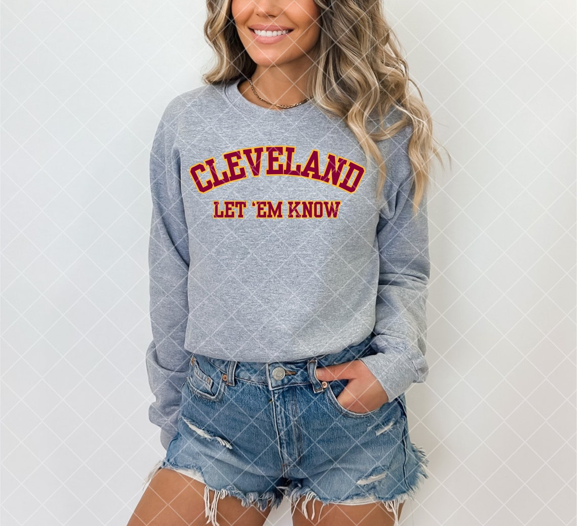 Cleveland Cavaliers Let 'em Know PNG, Basketball Design (digital ...