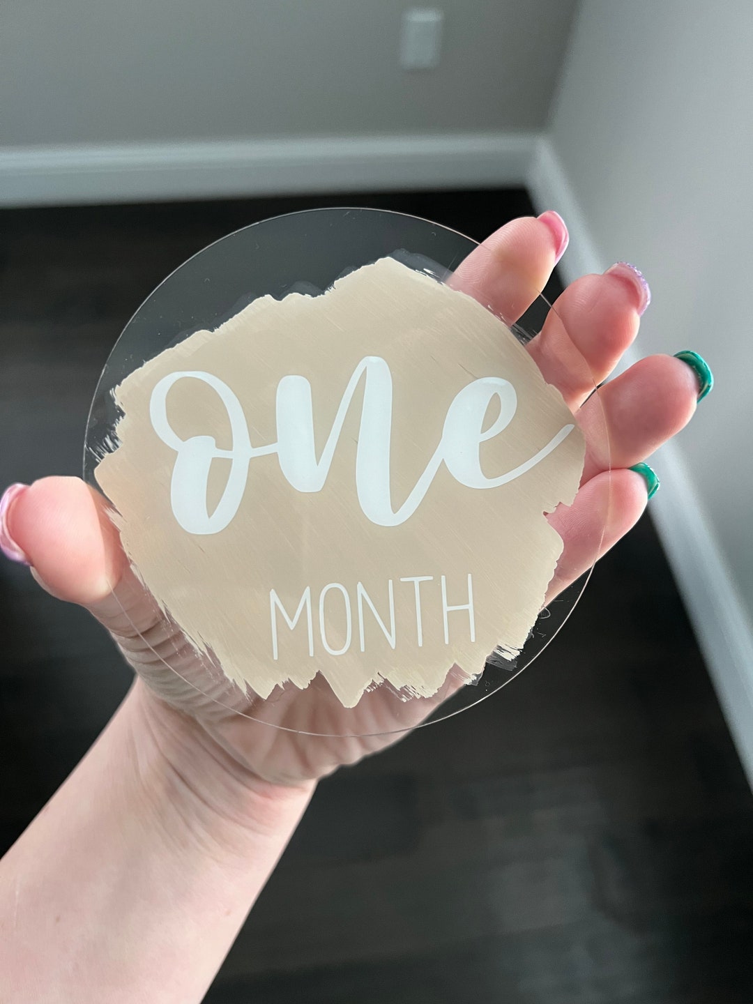 Acrylic Monthly Milestones 12 Piece Set - Etsy