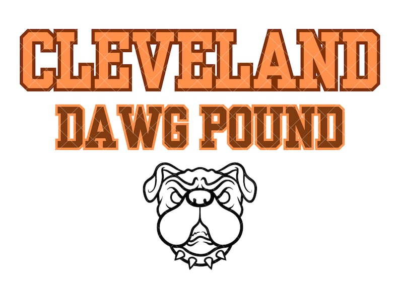 Cleveland Dawg Pound PNG, Football T-shirt Design (digital Download) - Etsy