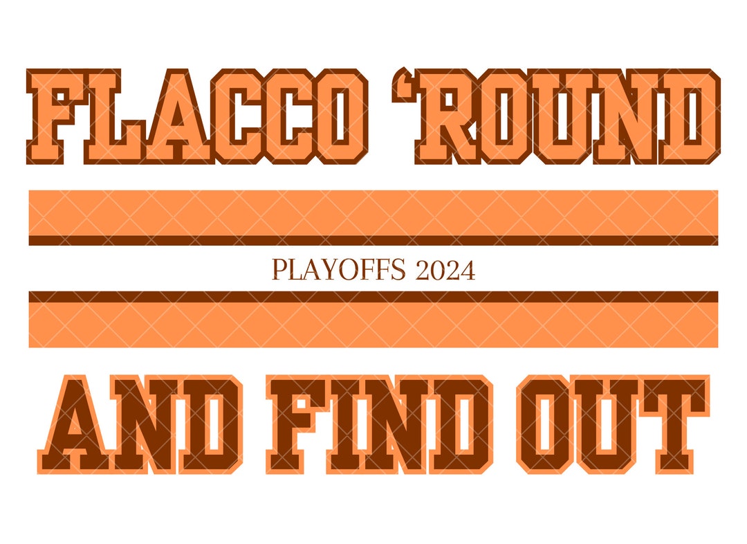 Flacco 'round PNG Instant Digital Download, Trendy, Football, Cleveland ...