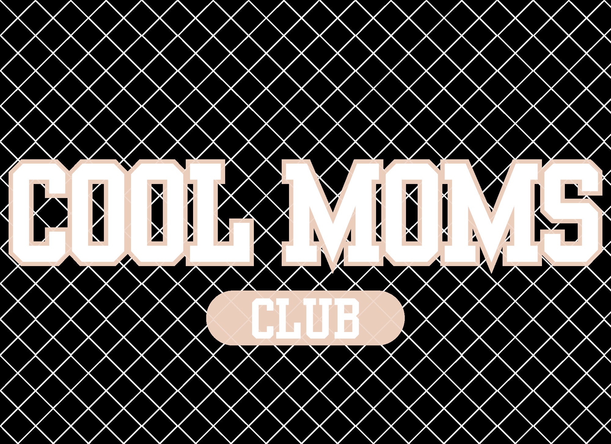 Cool Moms Club PNG, Trendy Mom Shirt Design (digital Download) - Etsy