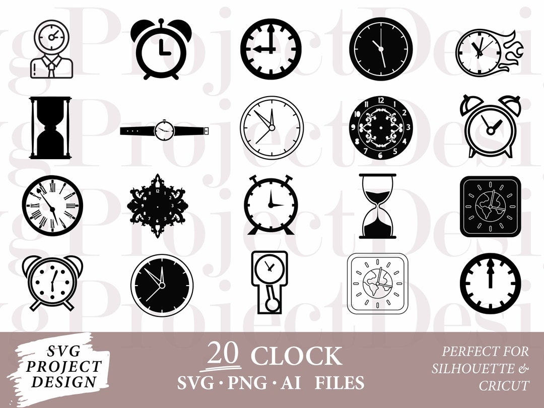 20 Clock Face Svg Bundle, Clock Numbers Svg, Clock Svg, Clock Face Png ...