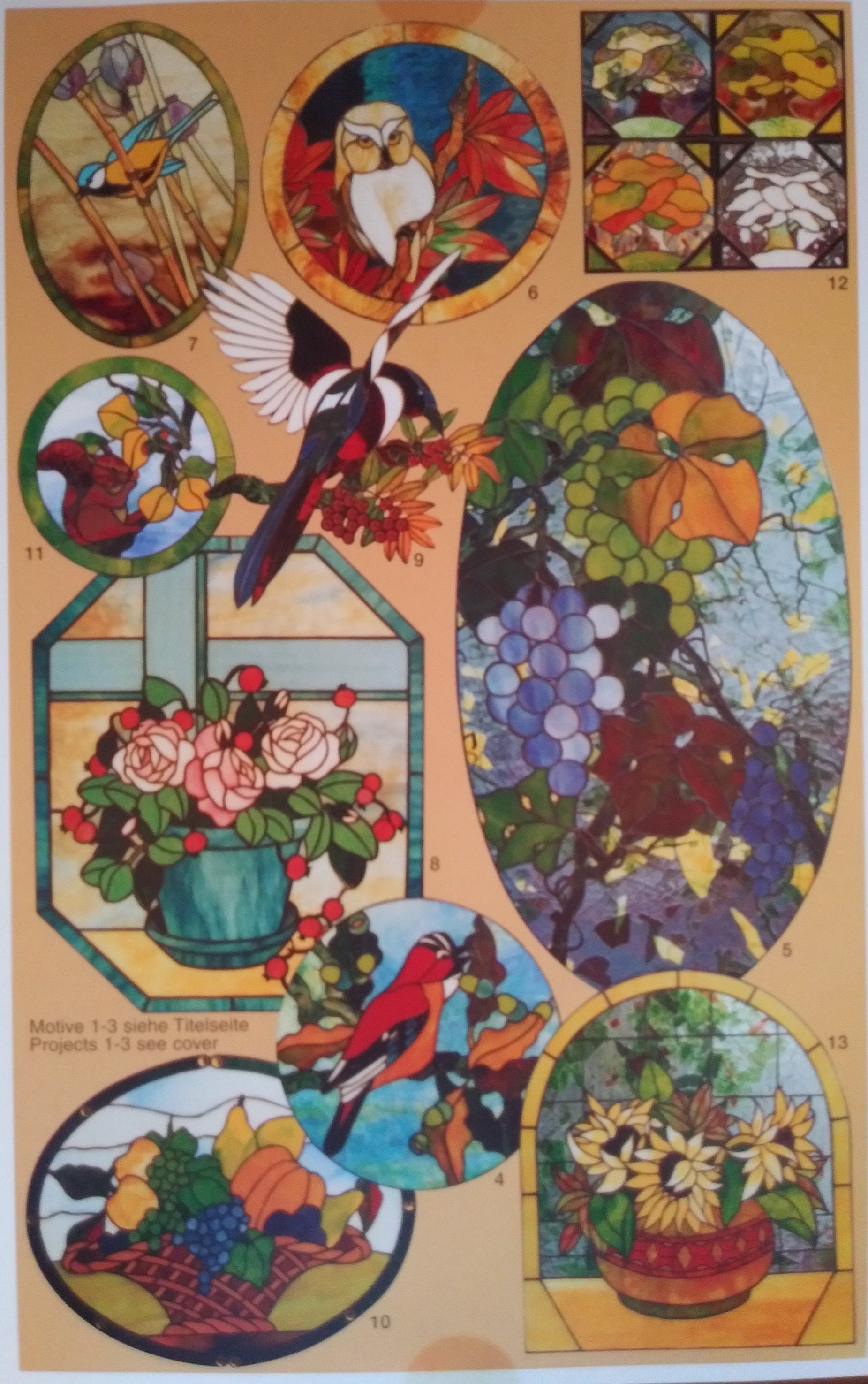 Glasdesign Autmn Full Size Patterns - Etsy