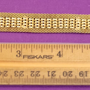 7 Inch, Vintage Thick Strap Gold Tone Elegant Bracelet - Q41 - Etsy