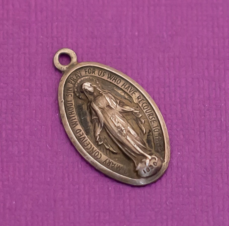 Vintage O Mary Conceived Without Sin Pray for Us Who Have Recourse to ...