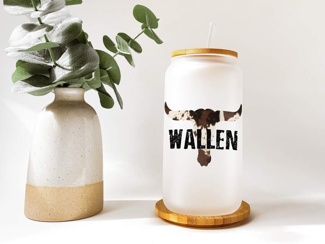 Wallen Frosted Beer Glass Can Wallen Libbey Glass Frosted Glass Bamboo ...