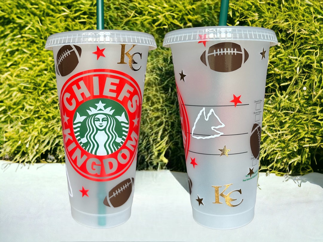 Kansas City Chiefs Starbucks Cold Cup, Chiefs Tumbler, Chiefs Cold Cup ...