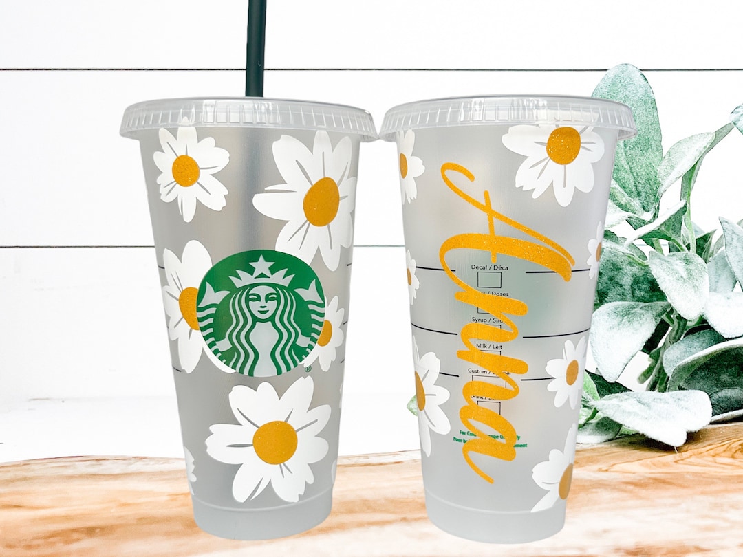 Daisy Starbucks Cold Cup Daisies Hot Cup for Spring Daisy Gift for Her ...