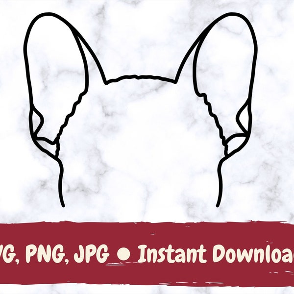 French Bulldog Outline Svg - Etsy