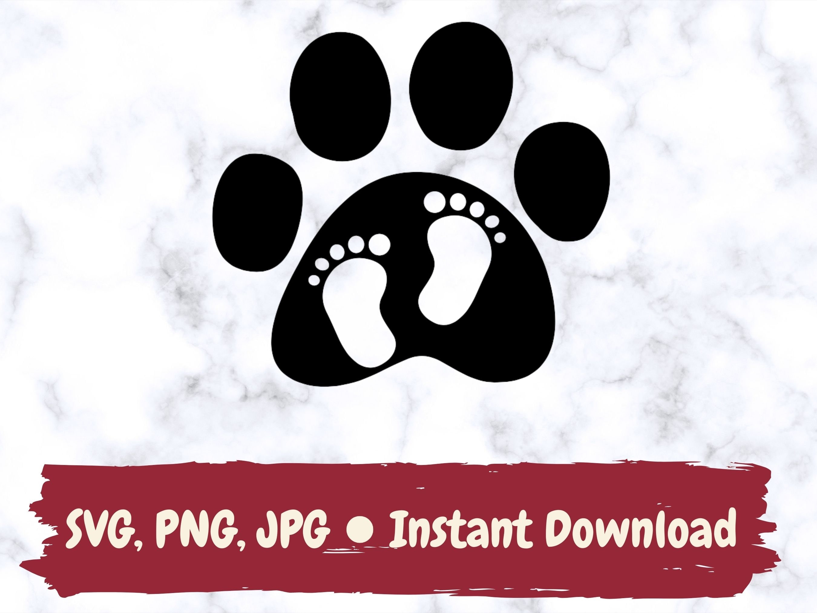 Pet feet svg - Etsy France