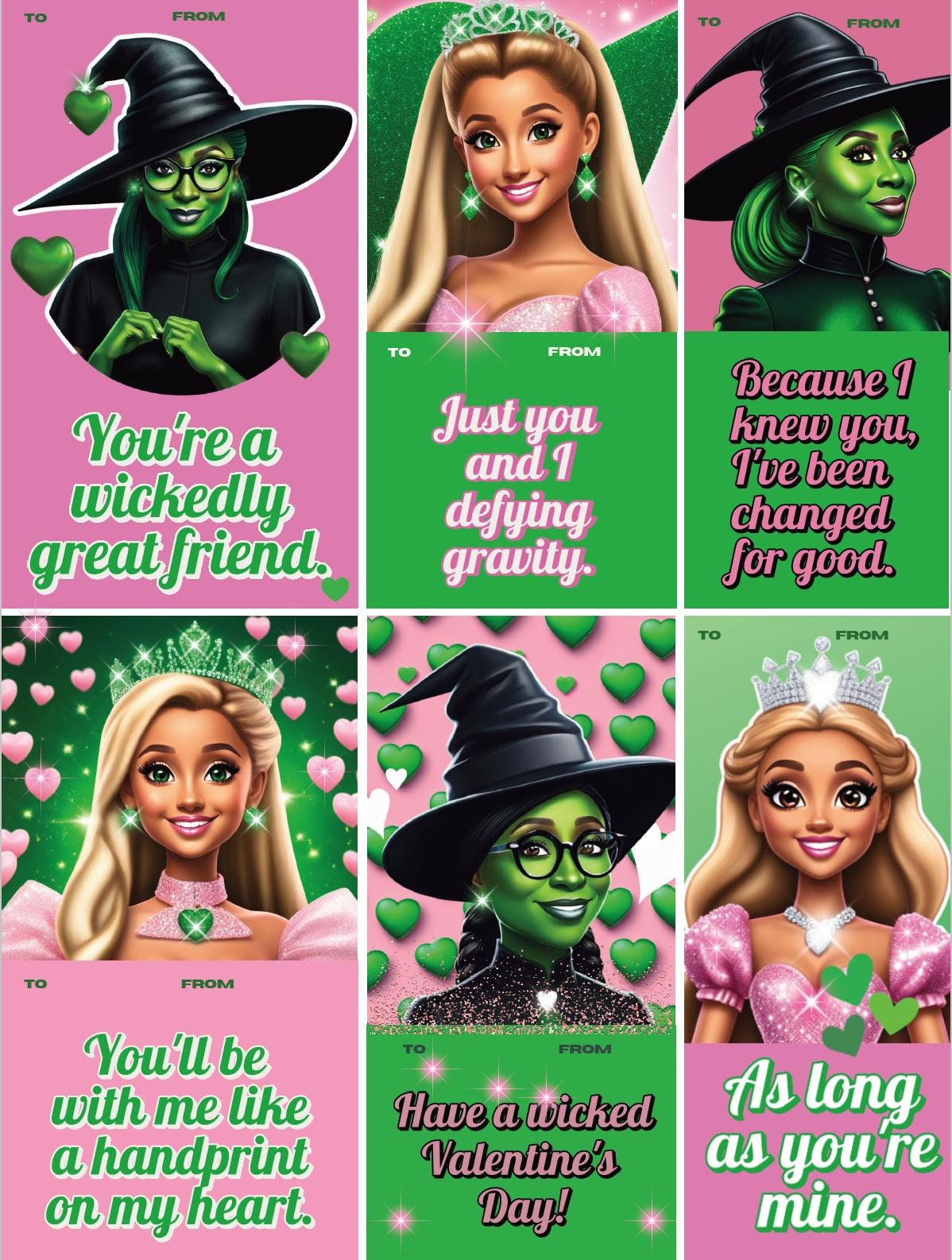 6 Wickedly Adorable Print-at-home Classroom Valentine Cards! | Wicked ...