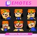 Parappa Emotes for Twitch, Discord, Youtube | Instant Download | Emoji ...