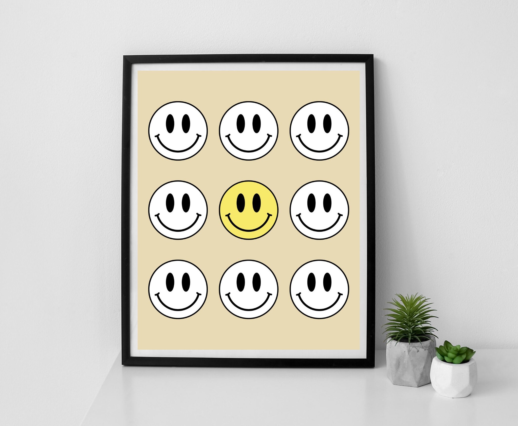 Smiley Face Pop Art / Multiple Colors / Instant Download - Etsy
