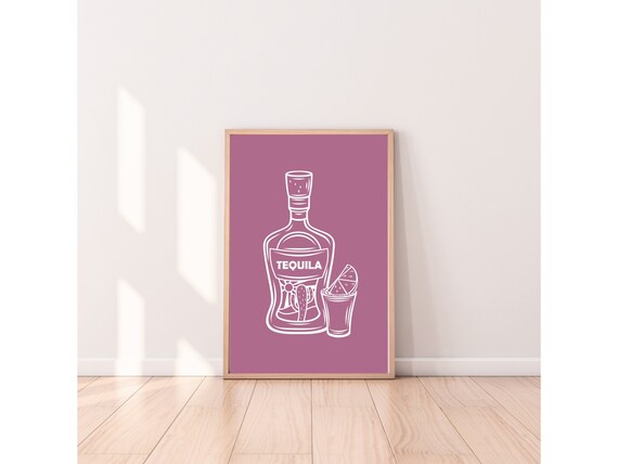 Printable Tequila Wall Art - Etsy