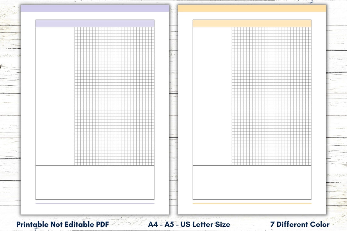 Printable Grid Cornell Notes Template, Cornell Note Taking Method Sheet ...