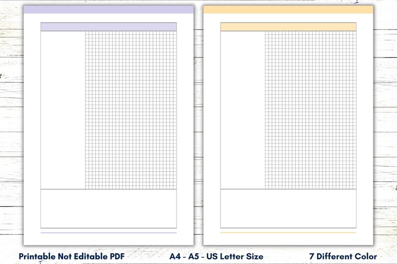 Printable Grid Cornell Notes Template, Cornell Note Taking Method Sheet ...
