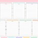 Blank List Template Printable Bundle, Checklist Organizer (A4, A5, US ...