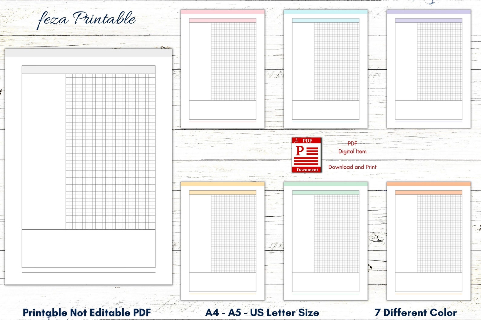Printable Grid Cornell Notes Template, Cornell Note Taking Method Sheet ...
