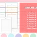 Blank List Template Printable Bundle, Blank List Bundle, Checklist ...