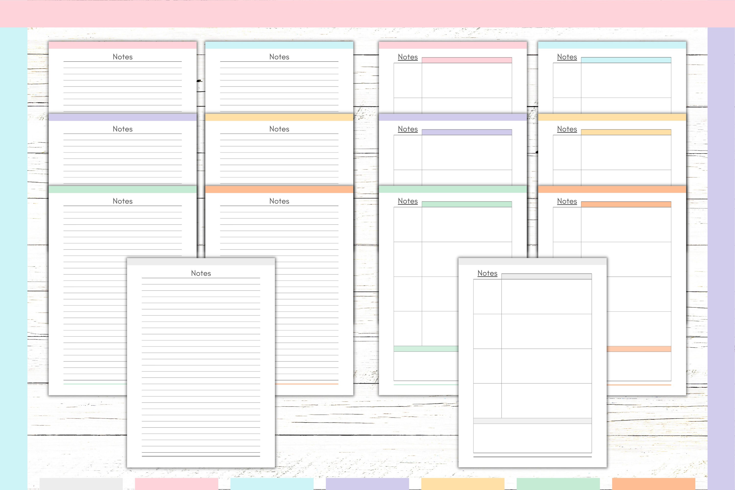Work From Home Planner Printable Template, Daily Working Planner ...