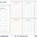 2023 Year Calendar Printable, Yearly Calendar Sheet, 2023 Calendar ...
