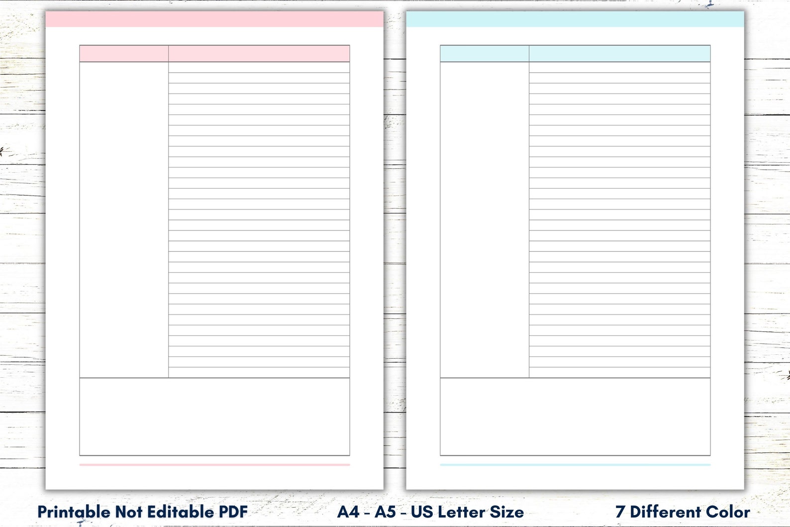 Printable Lined Cornell Notes Template, Cornell Note Taking Method ...