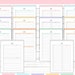 Blank List Template Printable Bundle, Checklist Organizer (A4, A5, US ...