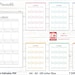 Library Planner Printable Template, Library Overview, Library List ...