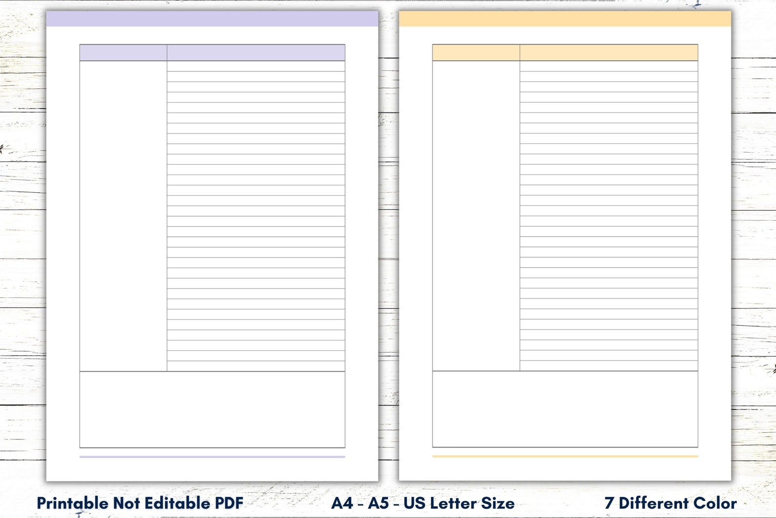 Printable Lined Cornell Notes Template, Cornell Note Taking Method ...
