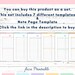 Printable Blank List Template, Blank Checklist Form, Blank List Form ...
