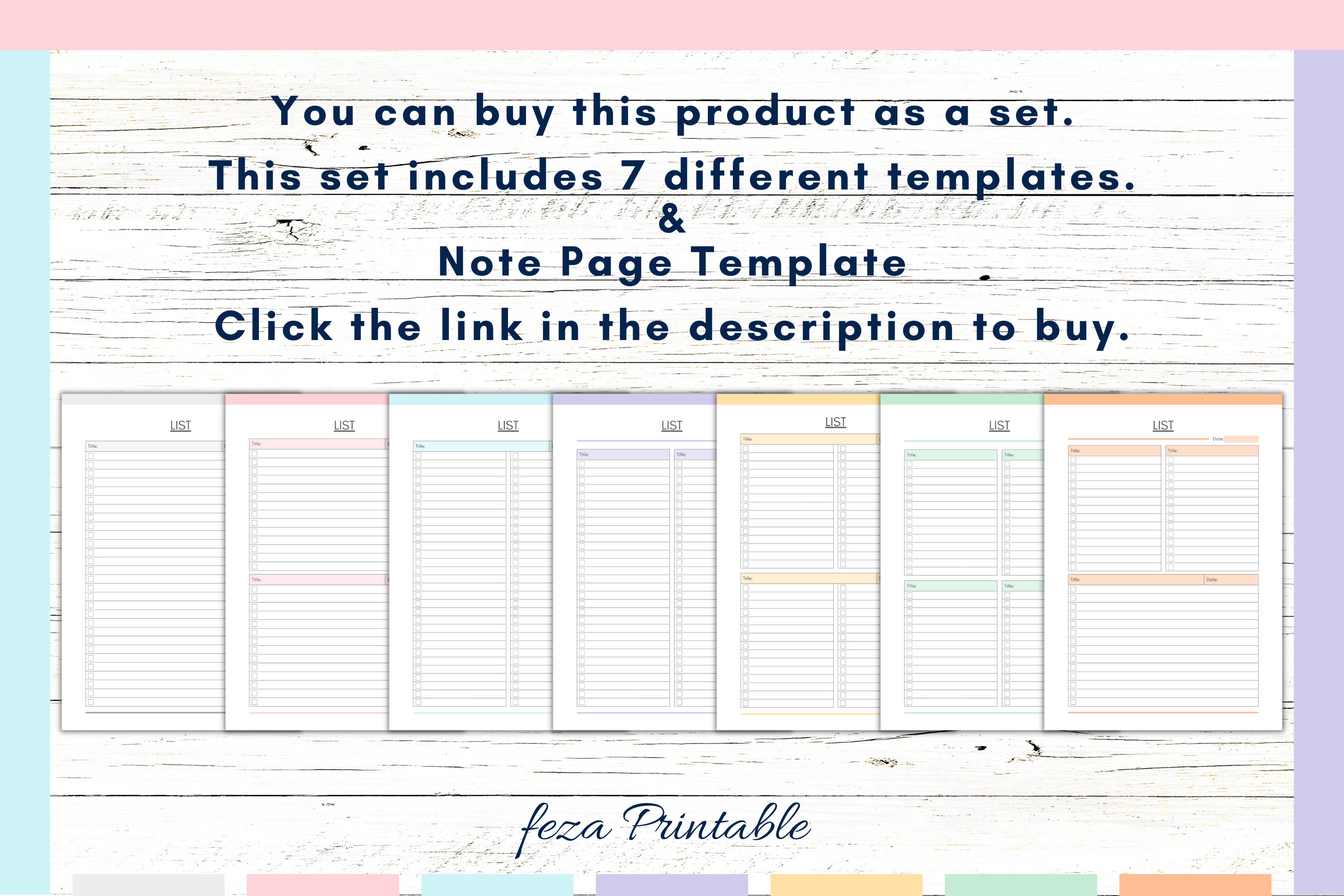 Printable Blank List Template, Blank Checklist Form, Blank List Form ...
