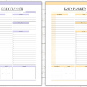 Printable Daily Planner, Daily Log, Daily Notes, Printable to Do List ...