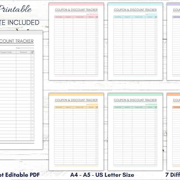 Coupon Organizer - Etsy