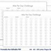 100 Day Running or Walking Challenge Printable Template, 100 Day ...