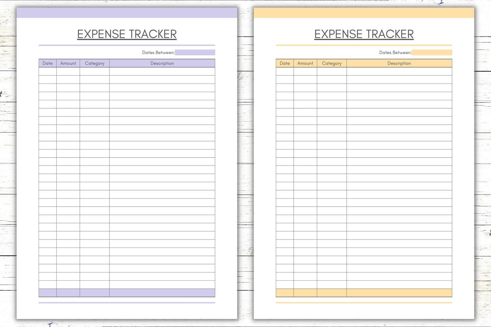 Printable Income Tracker, Budget Planner, Expense Sheet (PDF) - Etsy
