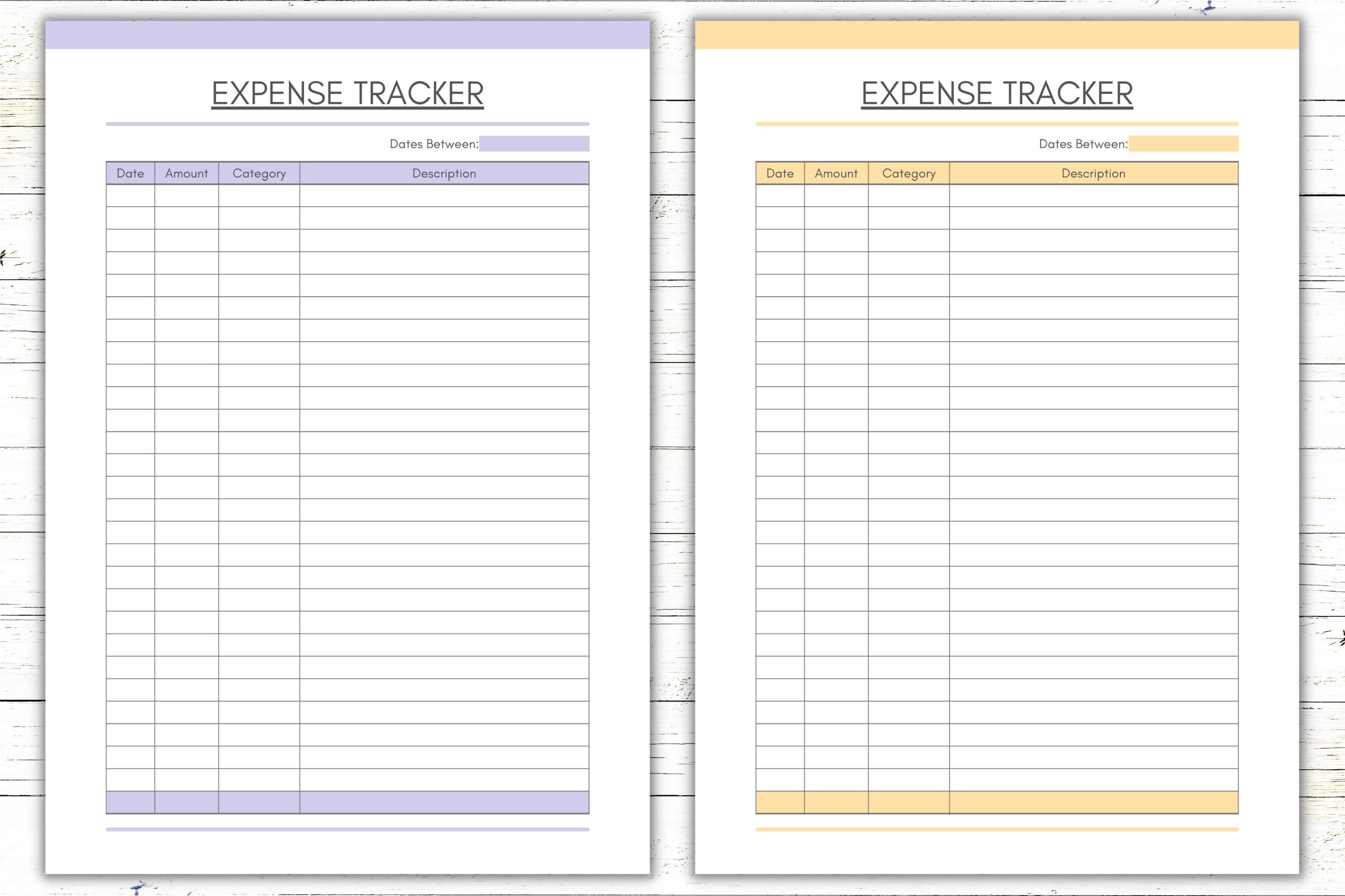 Printable Income Tracker, Income Sheet, Budget Planning, Expense ...