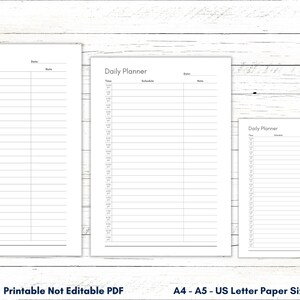 24 Hour Planner Printable, 24 Hour Day Planner, 24 Hourly Planner, 24 ...