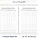 Price Comparison Printable Template, Price Comparison Sheet Editable ...