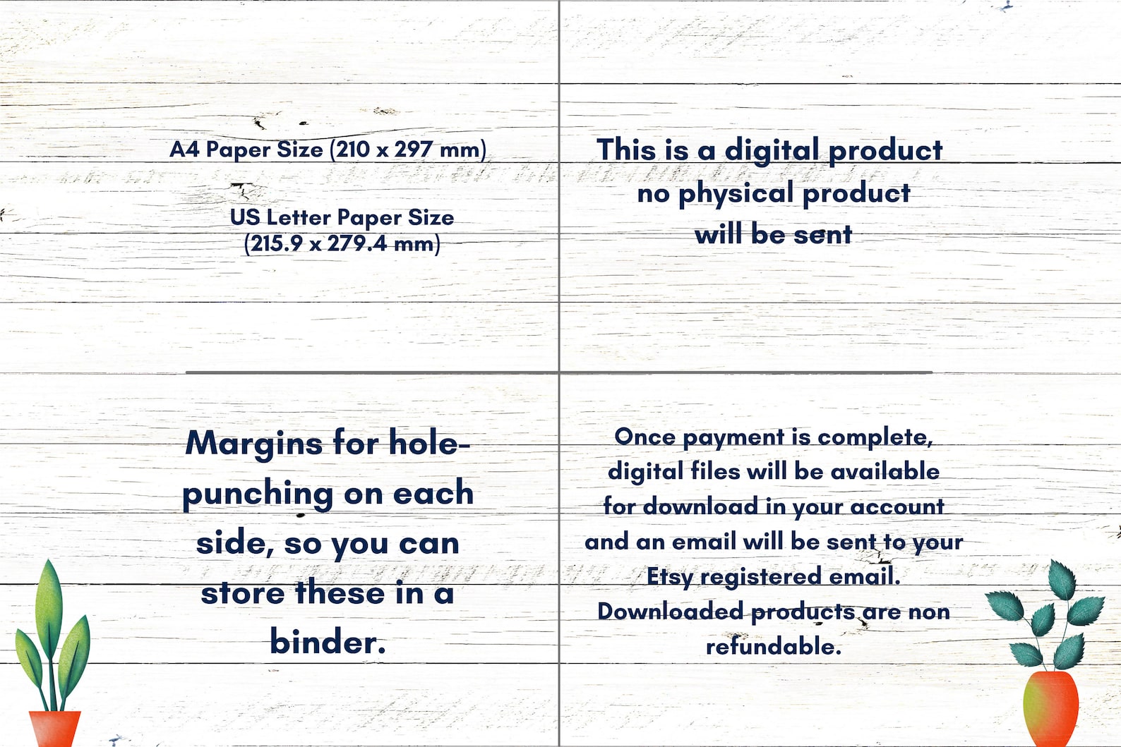 Yearly Planner Printable Editable Yearly Planner Calendar Monthly ...