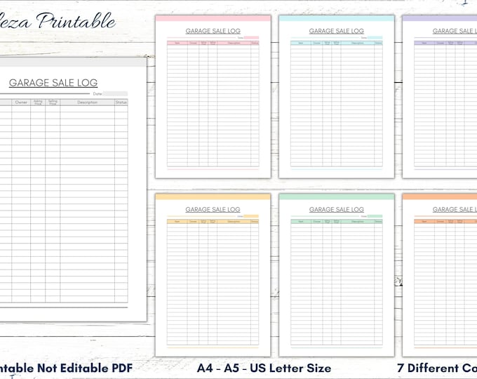 Printable Important Dates Sheet, PDF Important Dates Tracker, PDF Dates ...