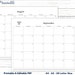Editable 2023 Calendar Template, Minimalist Calendar Editable ...